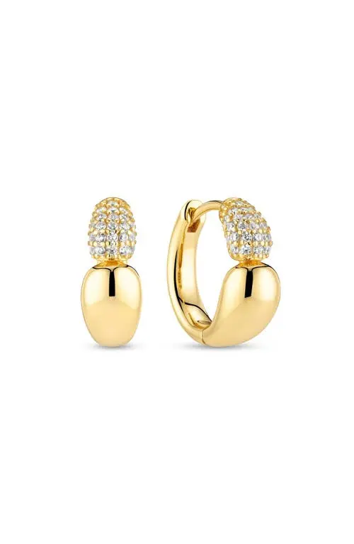 SIF JAKOBS JEWELLERY Goccia Creolo Piccolo Earrings - 18k Gold Plated