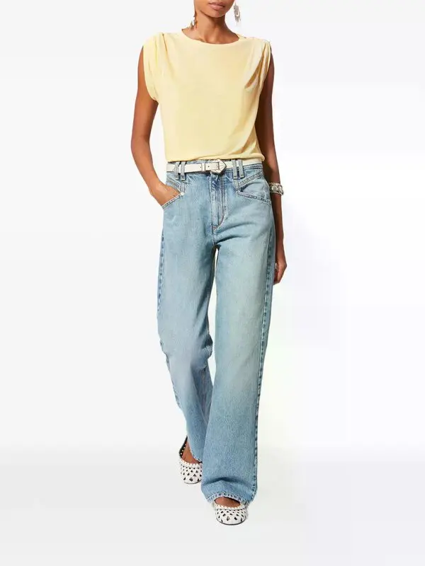MARANT ETOILE Zelna Draped T-shirt