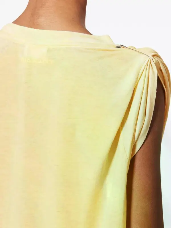 MARANT ETOILE Zelna Draped T-shirt