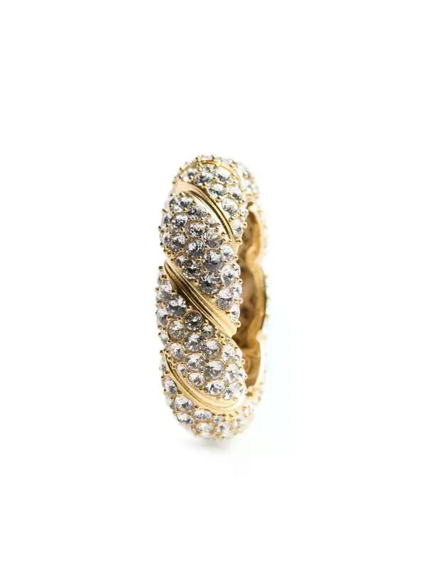 Valentino Garavani Crystal Hoop Earrings