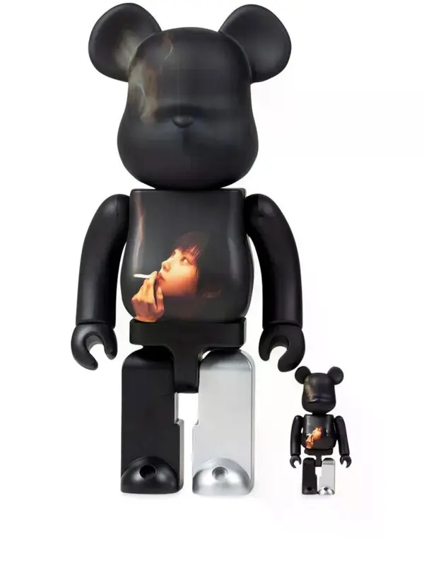 MEDICOM TOY Until I Want To Be Be@rbrick 100% And 400% Figure Set - Black
