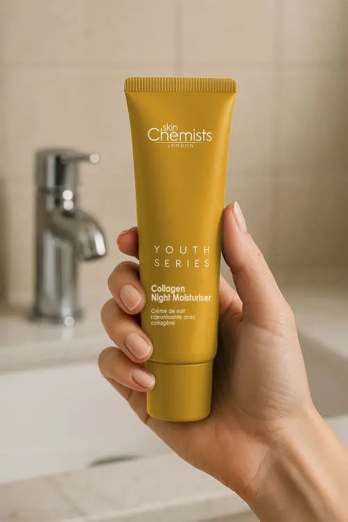 SKIN CHEMISTS Youth Series 1% Collagen Night Moisturizer 50ml For Fine Lines & Wrinkles
