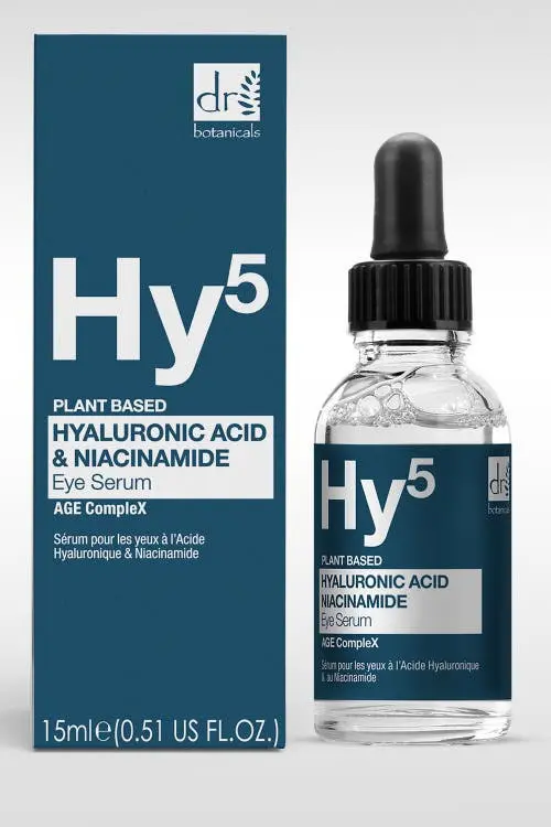 DR BOTANICALS Hyaluronic Acid 5% & Niacinamide 5% Eye Serum 15ml For Dryness