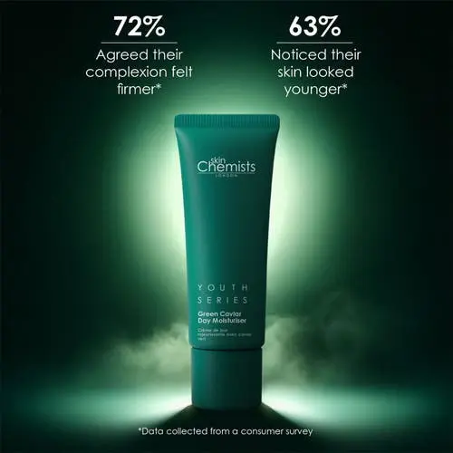 SKIN CHEMISTS Green Caviar Day Cream 50ml For Fine Lines & Wrinkles - White