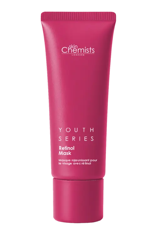 SKIN CHEMISTS Youth Series Retinol & Bakuchiol Mask 50ml For Fine Lines & Wrinkles - White
