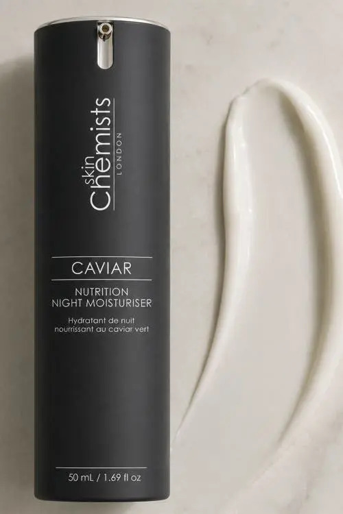 SKIN CHEMISTS Caviar Nutrition Night Moisturizer 50ml For Anti-aging - White
