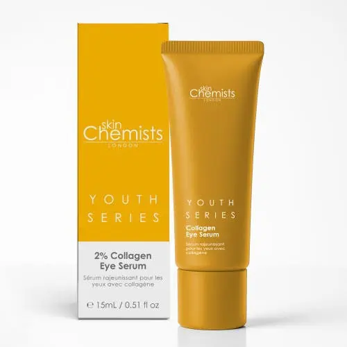 SKINCHEMISTS Youth Series 2% Collagen Eye Serum 15ml For Loss Of Firmness - White