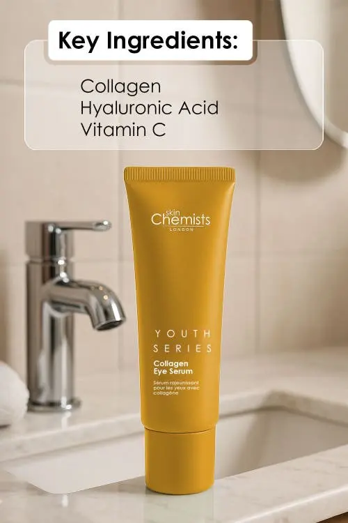 SKIN CHEMISTS Youth Series 2% Collagen Eye Serum 15ml For Loss Of Firmness