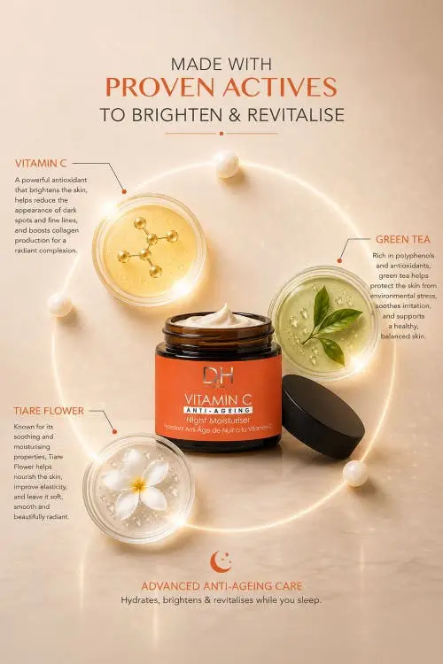 DR H Vitamin C Anti-ageing Night Moisturiser 60ml