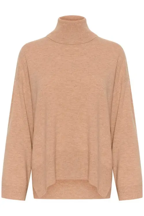 SOAKED IN LUXURY Molina Loose Fit Rollneck Pullover