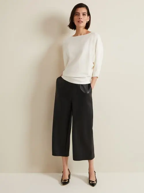 PHASE EIGHT Cristine Slash Neck Knit Jumper - Ivory