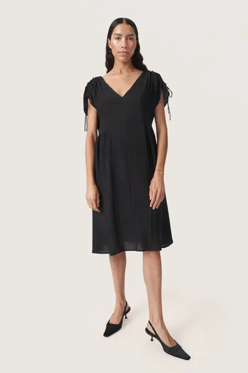 SOAKED IN LUXURY Kehlani Open Back Short Sleeve Dress