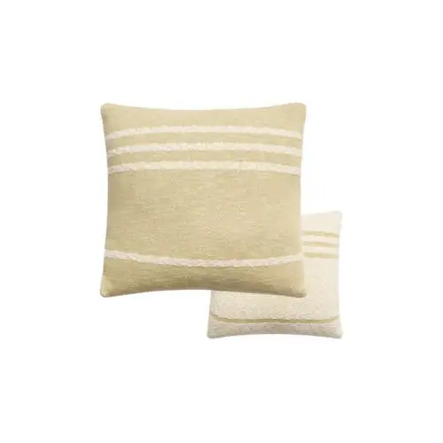 LORENA CANALS Knitted Cushion Duetto - Olive/ Natural