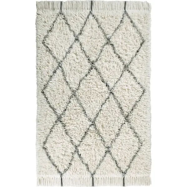 LORENA CANALS Woolable Rug Berber Soul - Natural/ Charcoal
