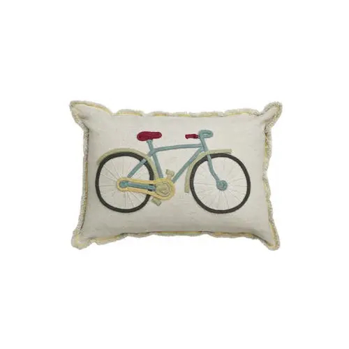 LORENA CANALS Bike Cotton Canvas Cushion