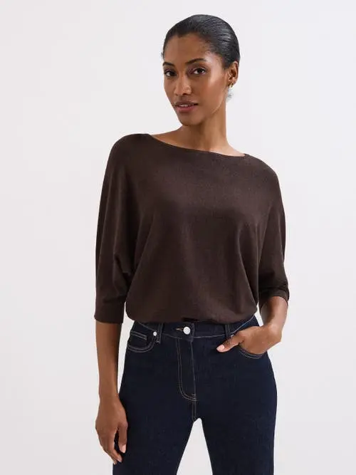 PHASE EIGHT Cristine Knit Jumper - Brown