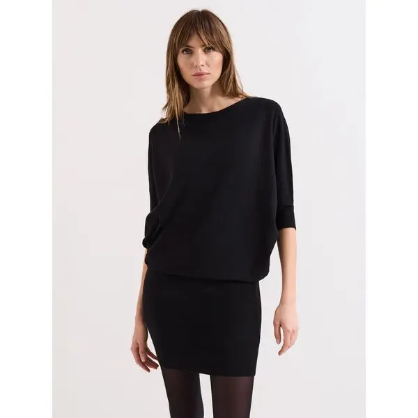 PHASE EIGHT Becca Knitted Dress - Black