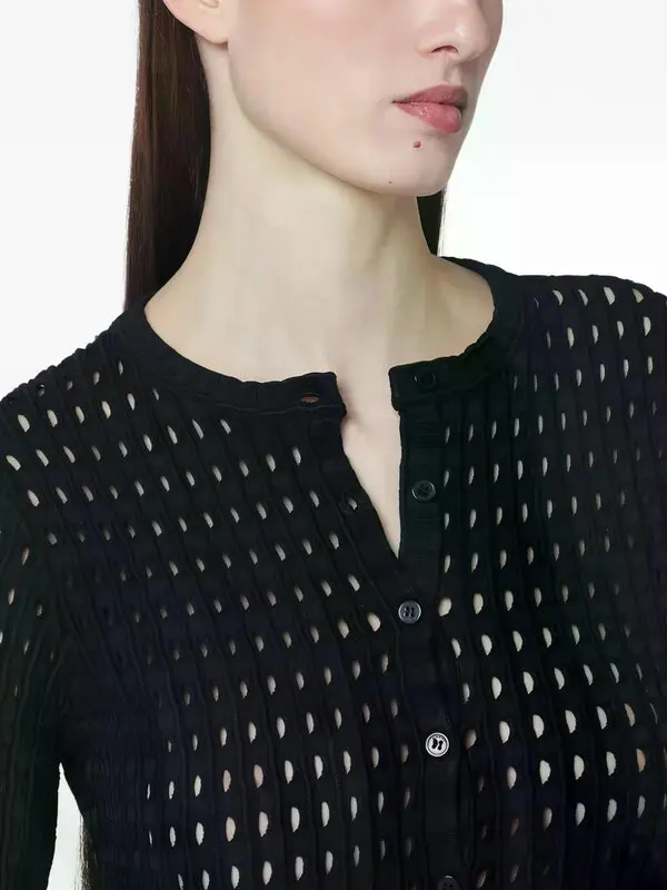 Simkhai Mabel Open-knit Cardigan