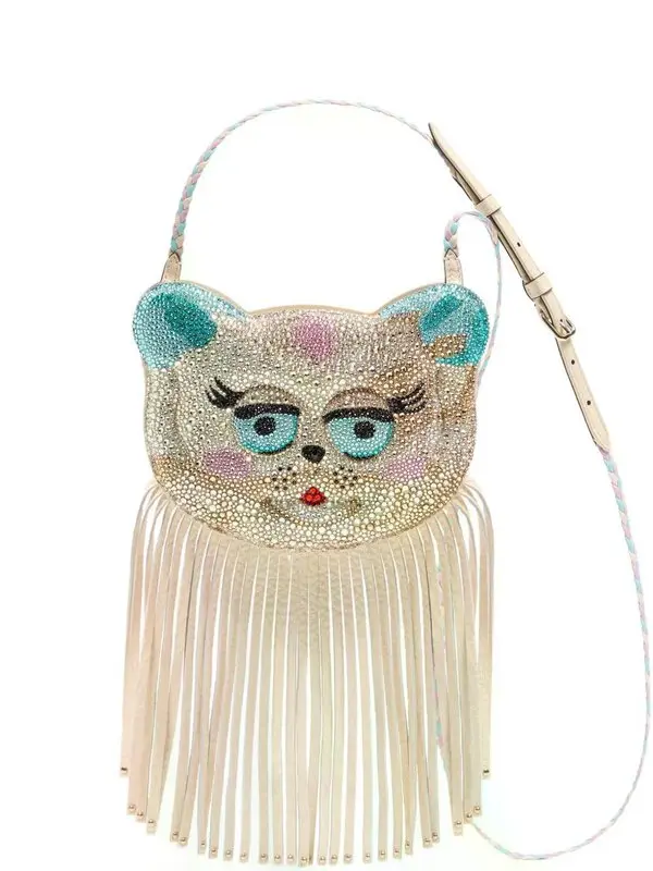 Valentino Garavani Le Chat De La Maison Shoulder Bag - Neutrals