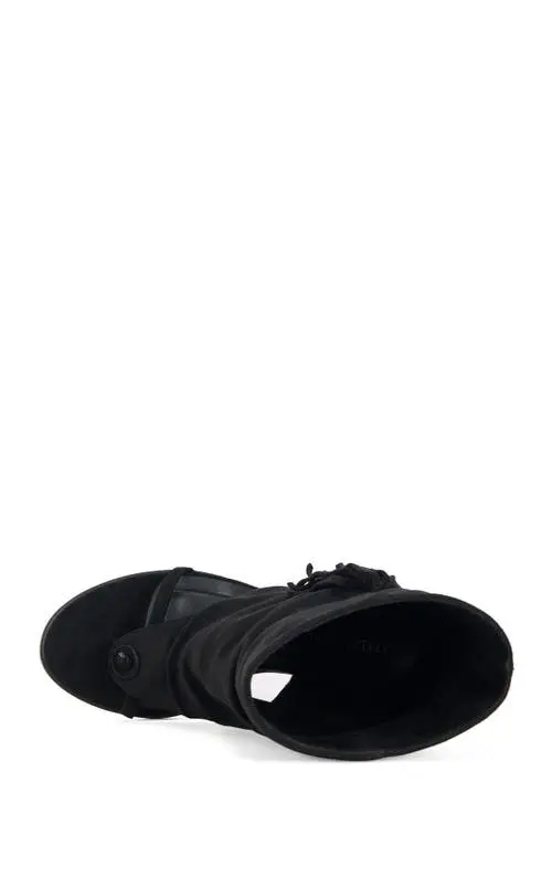 AZALEA WANG Paco Block Peep Toe Bootie