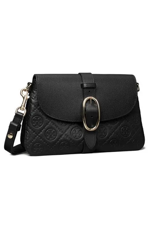 Tory Burch Small T Monogram Leather Shoulder Bag