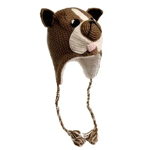 NIRVANNA DESIGNS Crochet Bulldog Hat