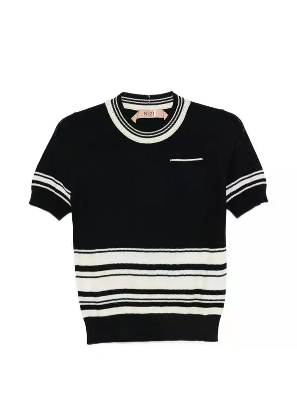 N°21 Striped Pocket Sweater