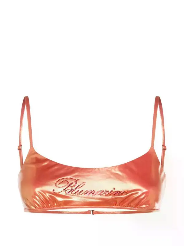 Blumarine Adjustable-strap Bikini Top - Orange