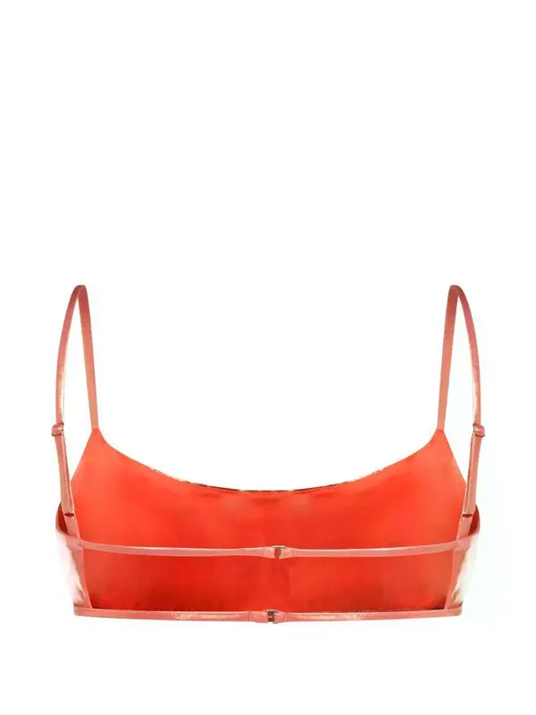 Blumarine Adjustable-strap Bikini Top - Orange
