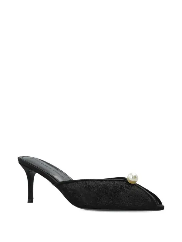 BLACK SUEDE STUDIO Debby Peep-toe Pumps