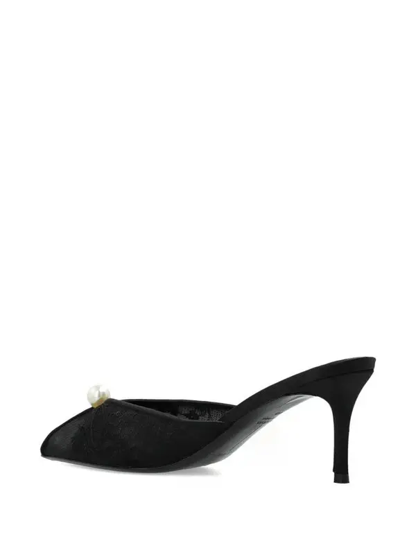 BLACK SUEDE STUDIO Debby Peep-toe Pumps