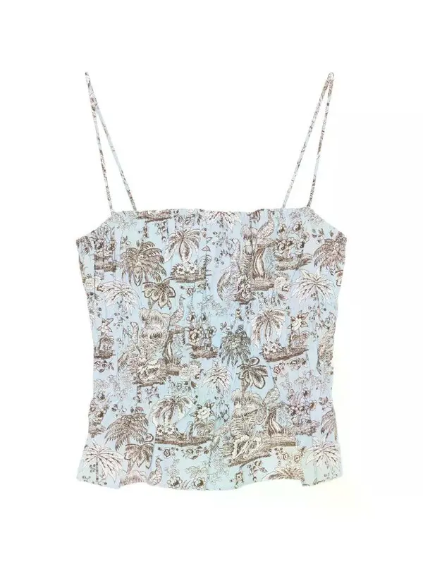 Staud Ayla Printed Top