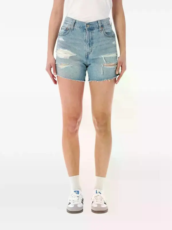 LEVI'S Ribcage Denim Shorts