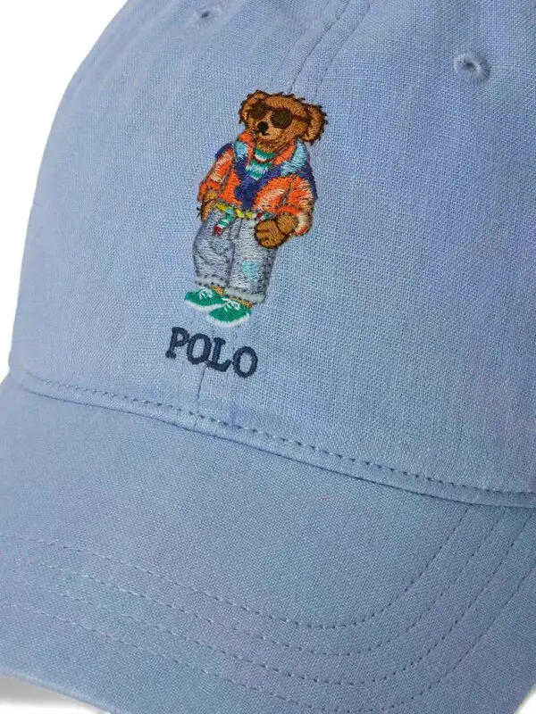 Polo Ralph Lauren Baseball Cap With Polo Bear Embroidery - Blue