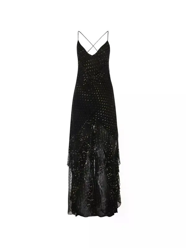 For Love & Lemons Elea Maxi Dress - Black