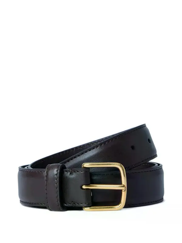 THE ROW Buckled Leather Belt