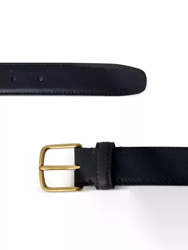 THE ROW Buckled Leather Belt