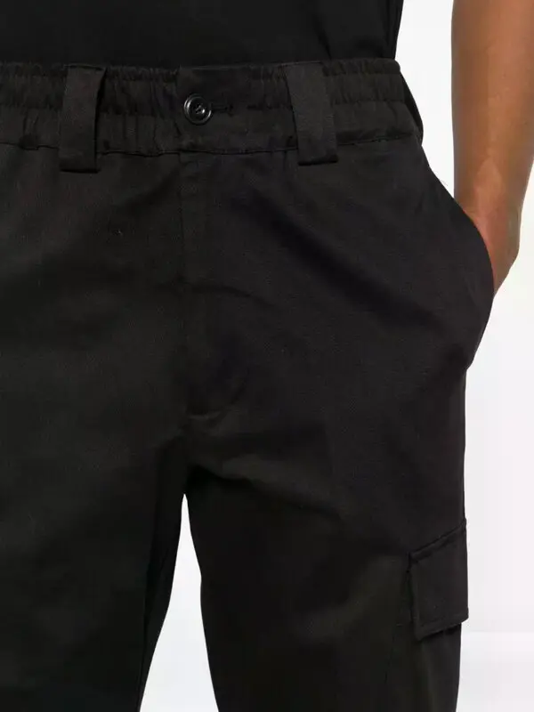 RHUN Cargo-pocket Trousers - Black