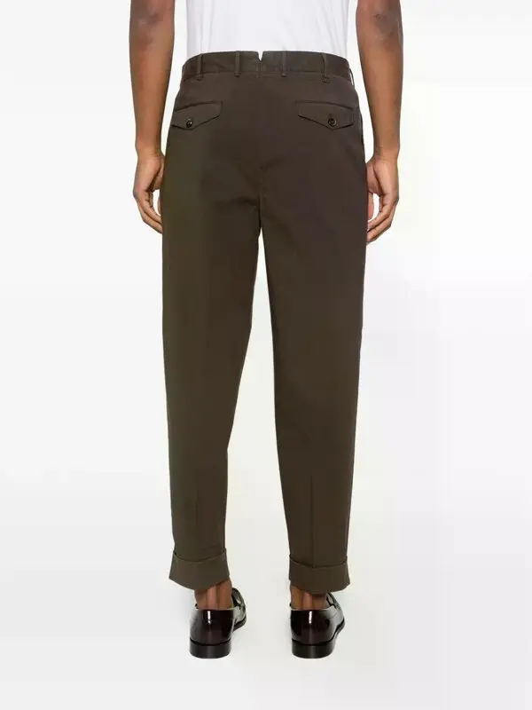 PT TORINO Pleated Cuffed Trousers