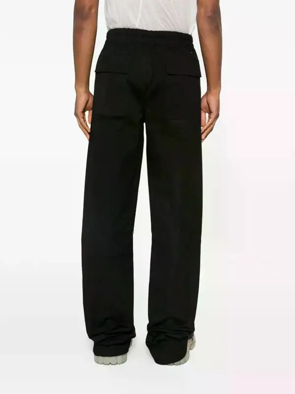 Rick Owens Drawstring-fastening Trousers - Black