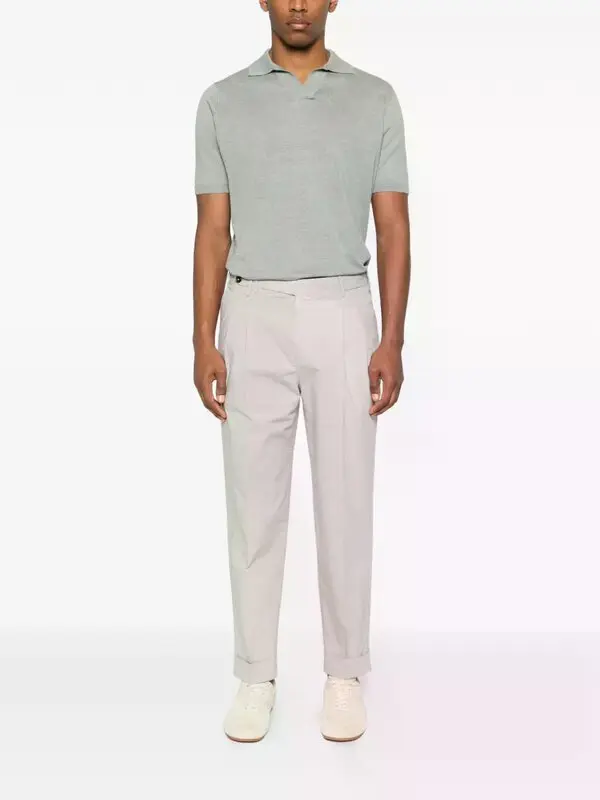 PT TORINO Pleated Trousers - Grey