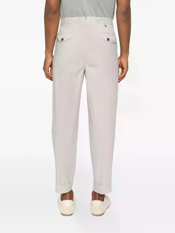 PT TORINO Pleated Trousers - Grey