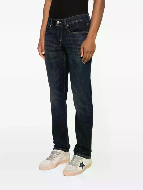7 For All Mankind Logo-patch Straight Jeans