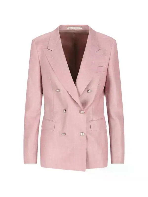 Tagliatore Double-breasted Buttoned Blazer