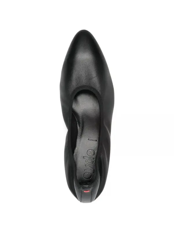 AeydĒ Pointed-tip Kitten Heel Pumps - Black