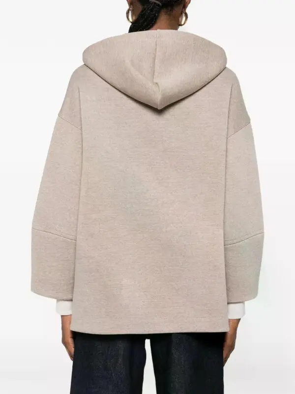 Max Mara Hooded Zip-up Jacket