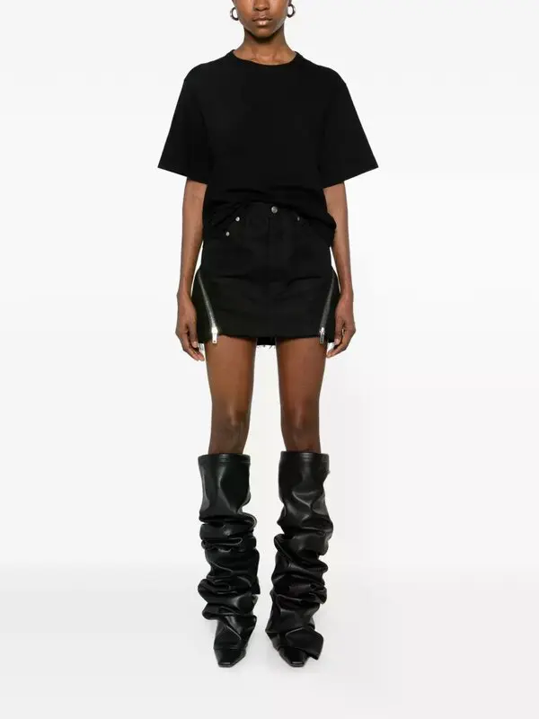 Rick Owens Bolan Banana Zip-detail Mini Skirt