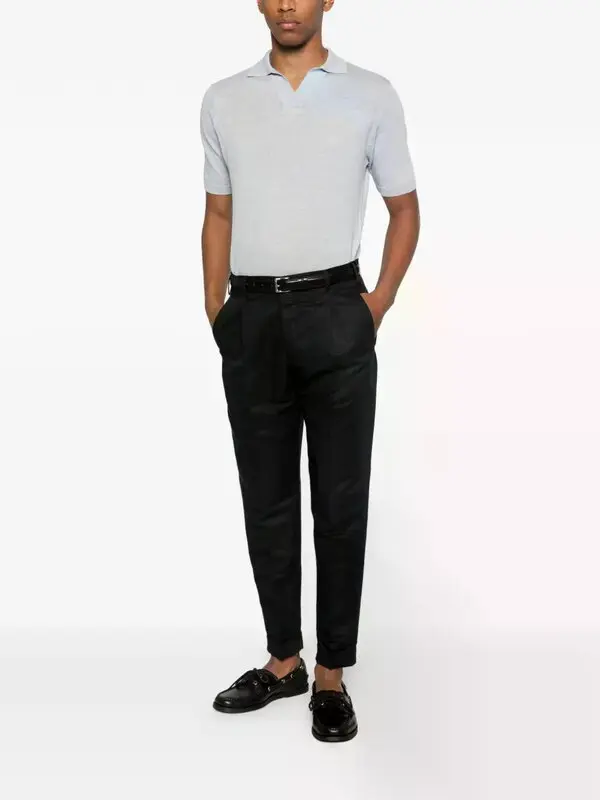 PT TORINO Pleated Trousers - Blue
