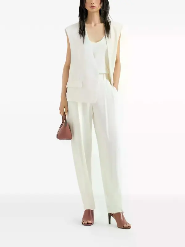 Brunello Cucinelli Pleated Monili-detail Trousers