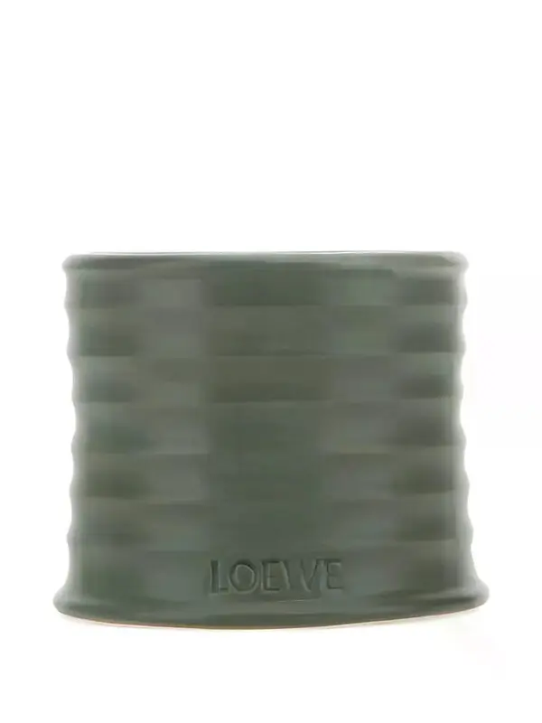 Loewe Ribbed Candle - Green